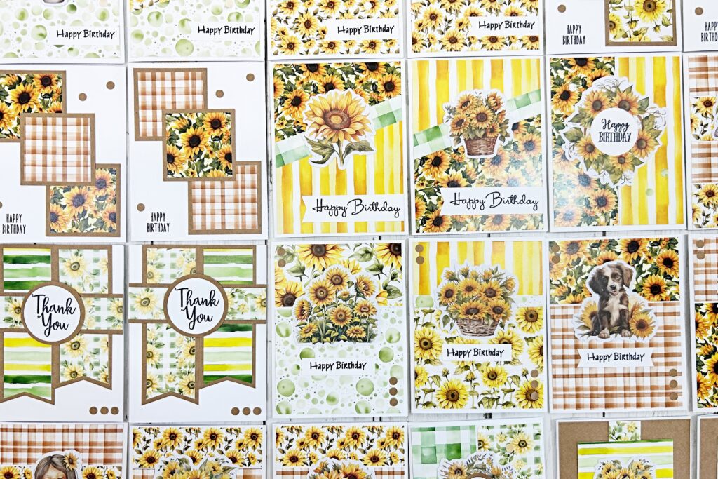 Guide for Using Up a 6x6 Paper Pad - Bourbon Creek Crafts